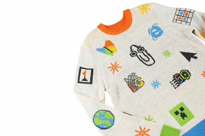 And the winner of the Microsoft Christmas sweater is...