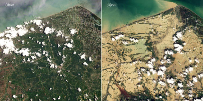 Países asiáticos luchan por distribuir ayudas tras inundaciones que dejan 1.300 muertos