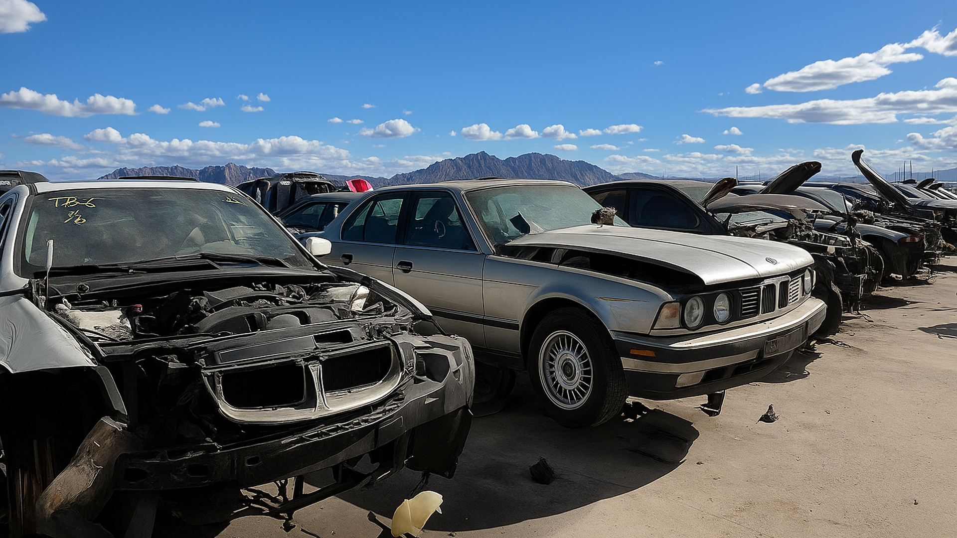 Exploring a Nevada Junkyard Full of Hidden Cars
