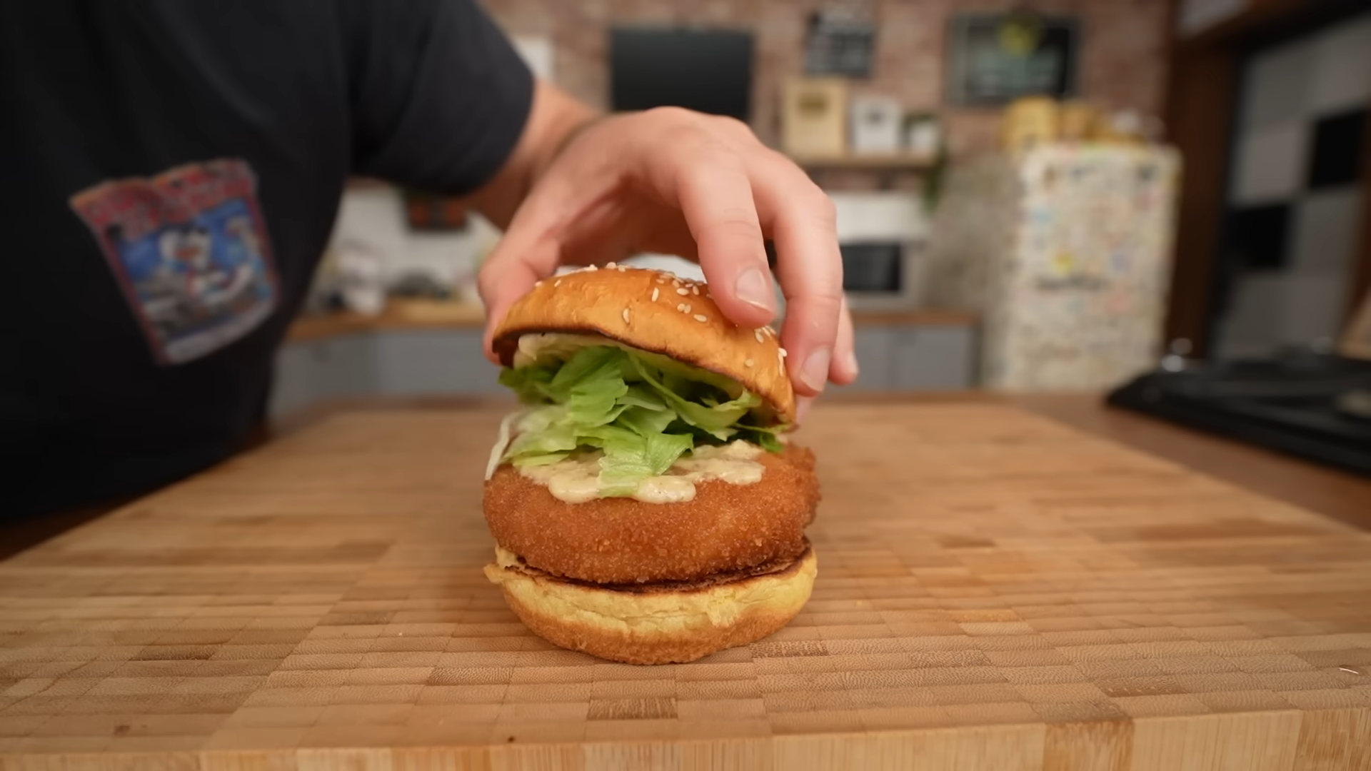 Making A McChicken Sandwich At Home