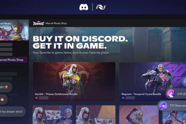 Discord now lets you buy and gift video game skins