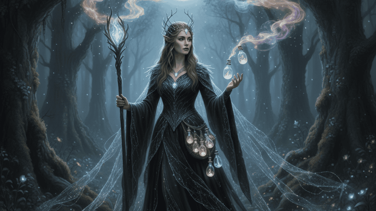 The Fae Queen Who Collects Human Dreams in Crystal Bottles