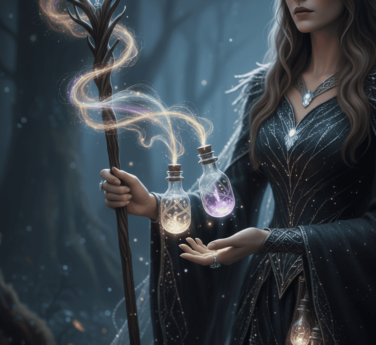 The Fae Queen Who Collects Human Dreams in Crystal Bottles