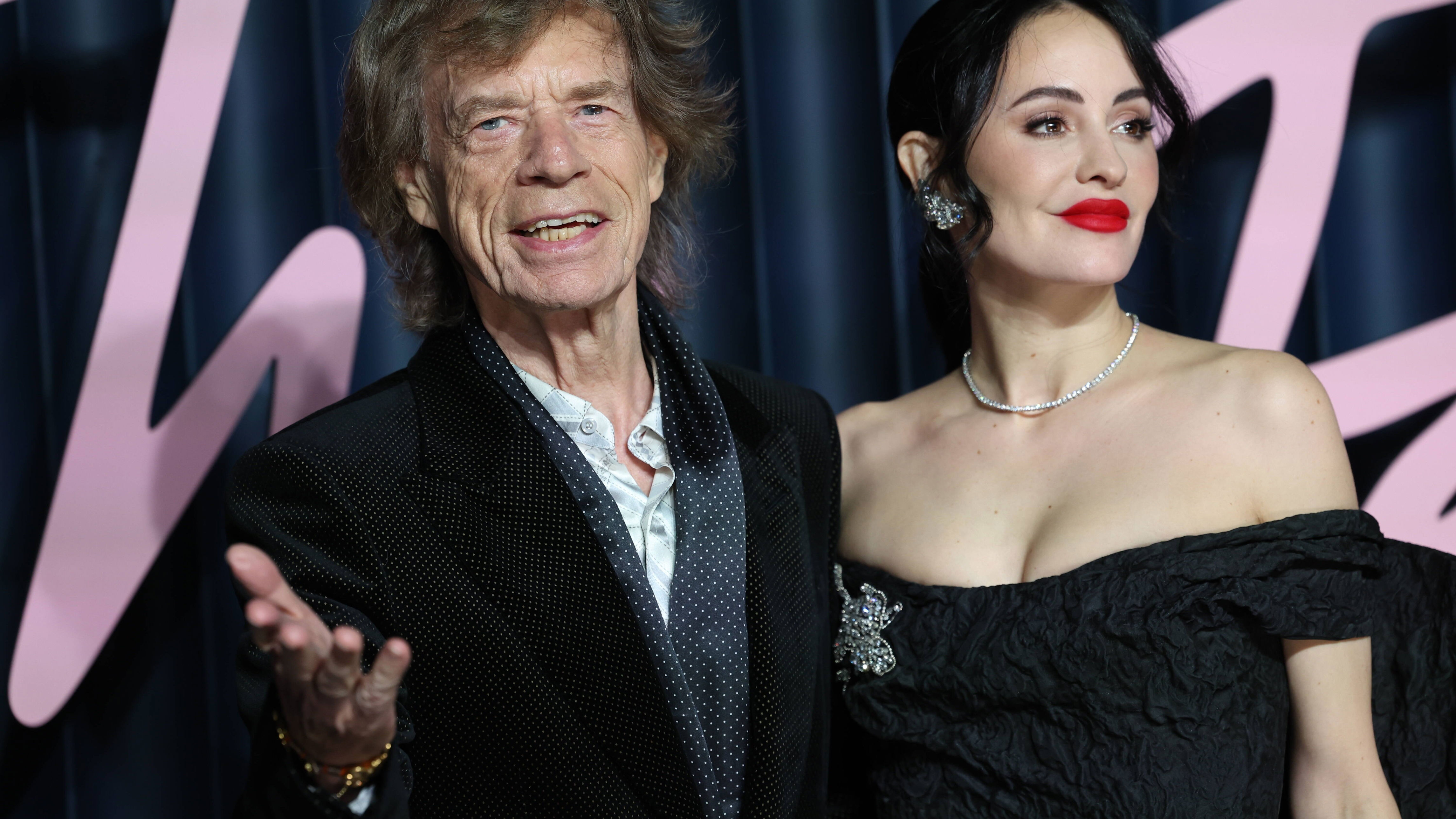 Mick Jagger i Melanie Hamrick na modowej imprezie. Różnica wieku im nie ...