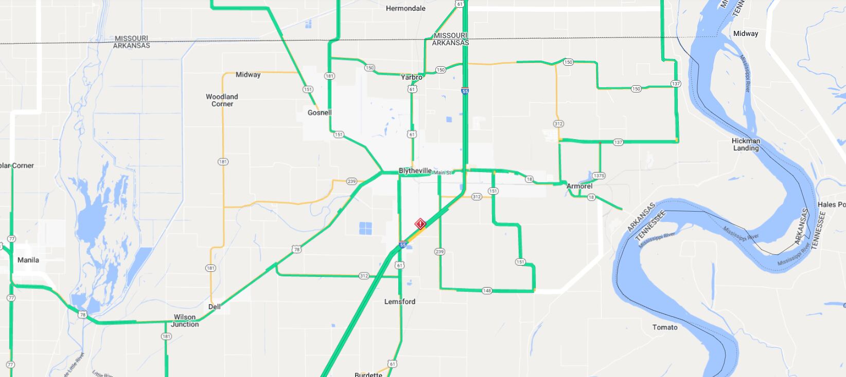 Crashes block Interstate 55 traffic