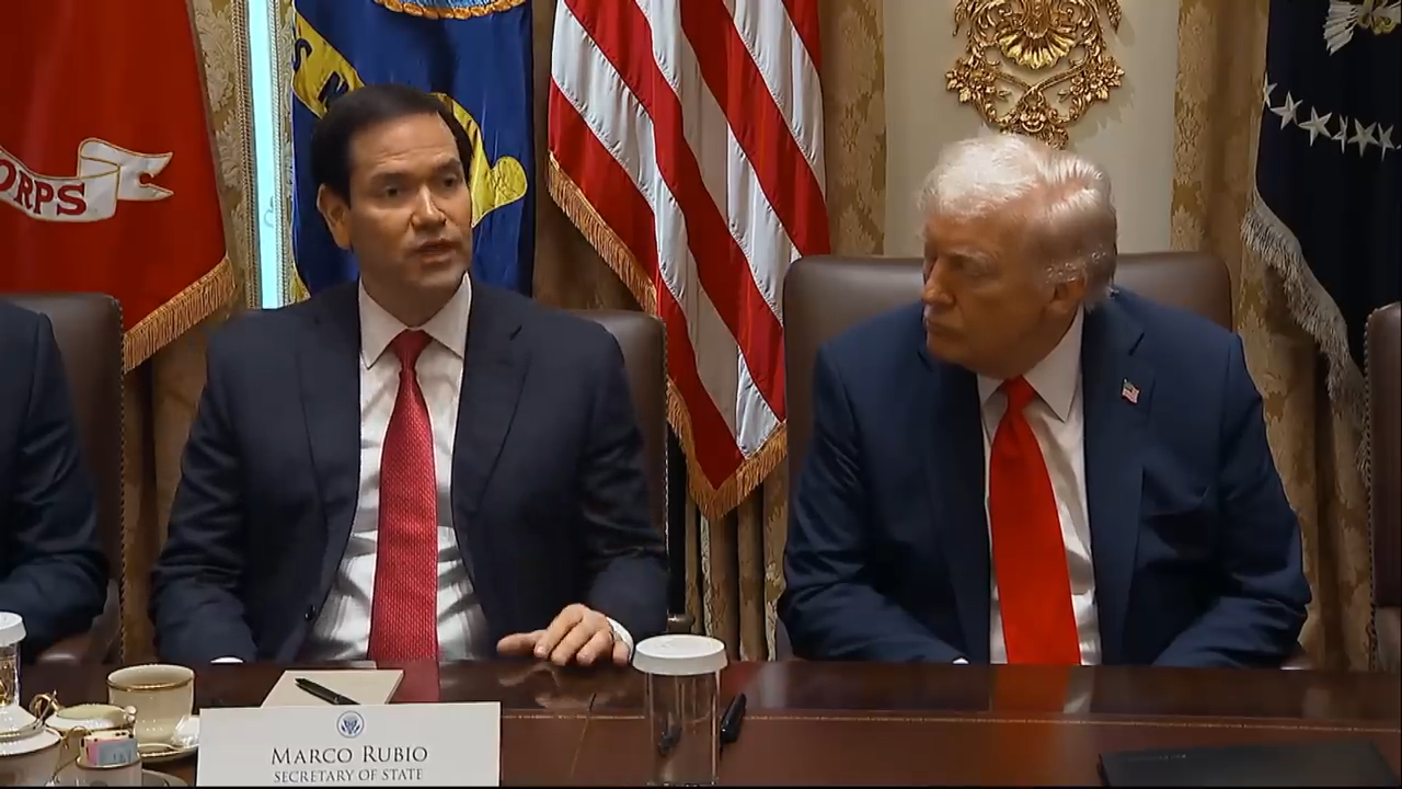 'How About We Go To Marco?': Marco Rubio Appears Lifeless As Trump ...