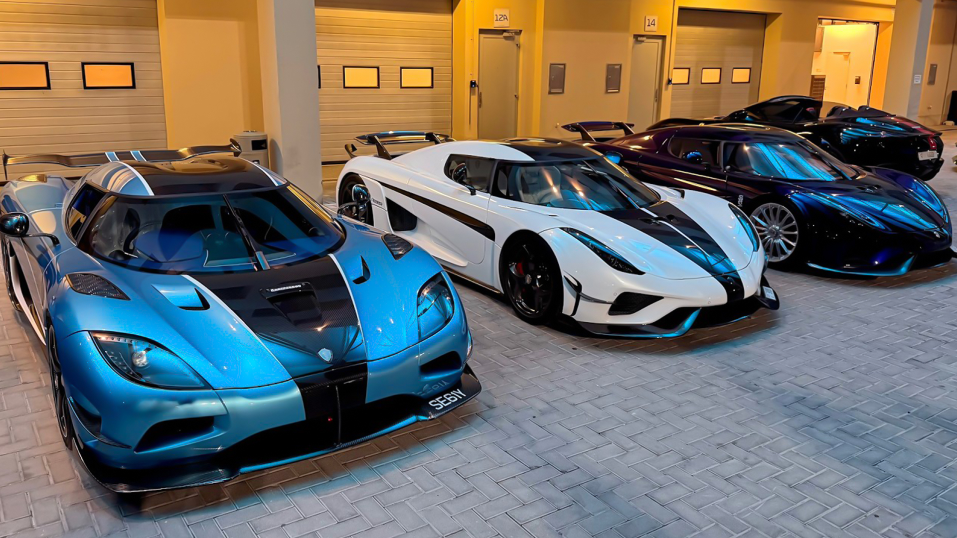 Billionaires’ Hypercars at Track Day in Abu Dhabi