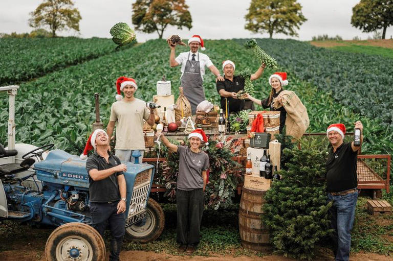 Christmas takeover at Devon and Britain's best farm shop