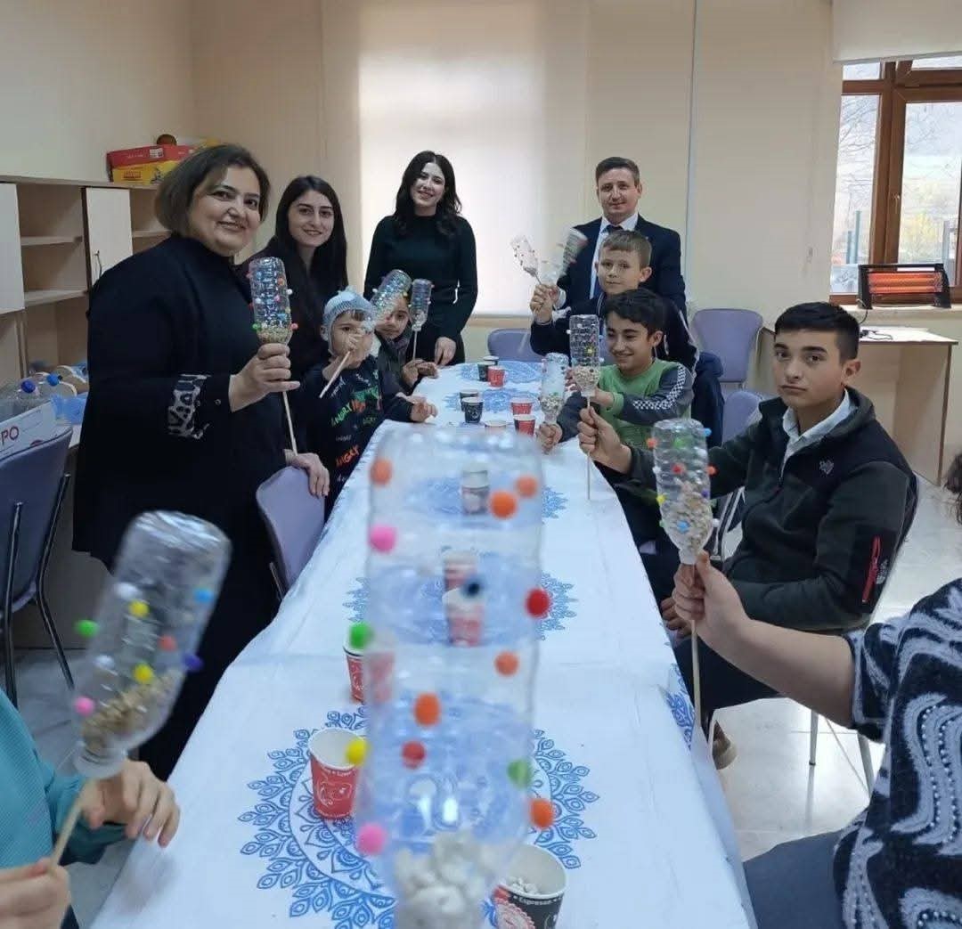 Özel bireyler geri dönüşümle hem öğrendi hem eğlendi