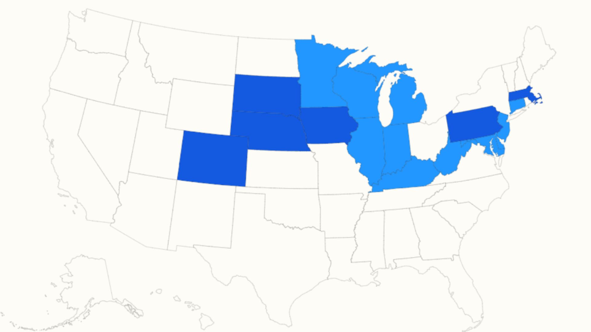 Map shows 17 states where COVID cases rising ahead of Christmas