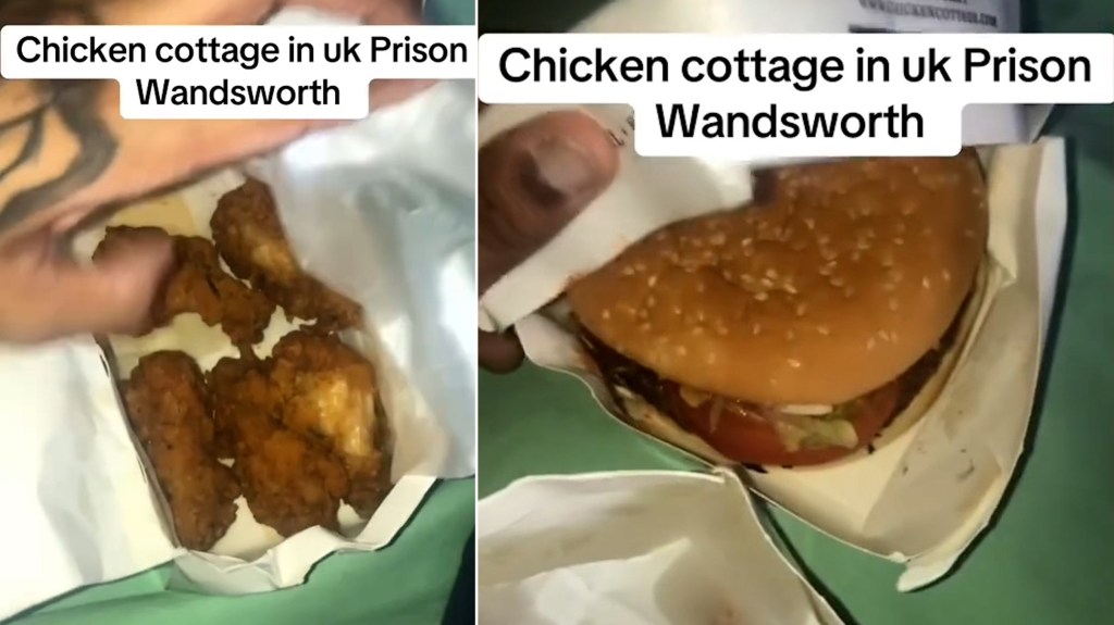 Inmate smuggles in burger and wings takeaway at scandal-hit prison