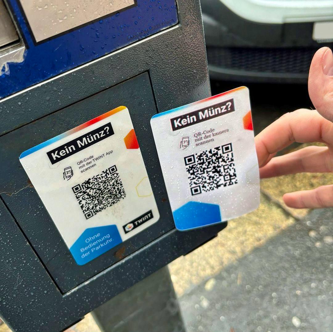 Il collait de faux QR codes sur les parcomètres: prison ferme