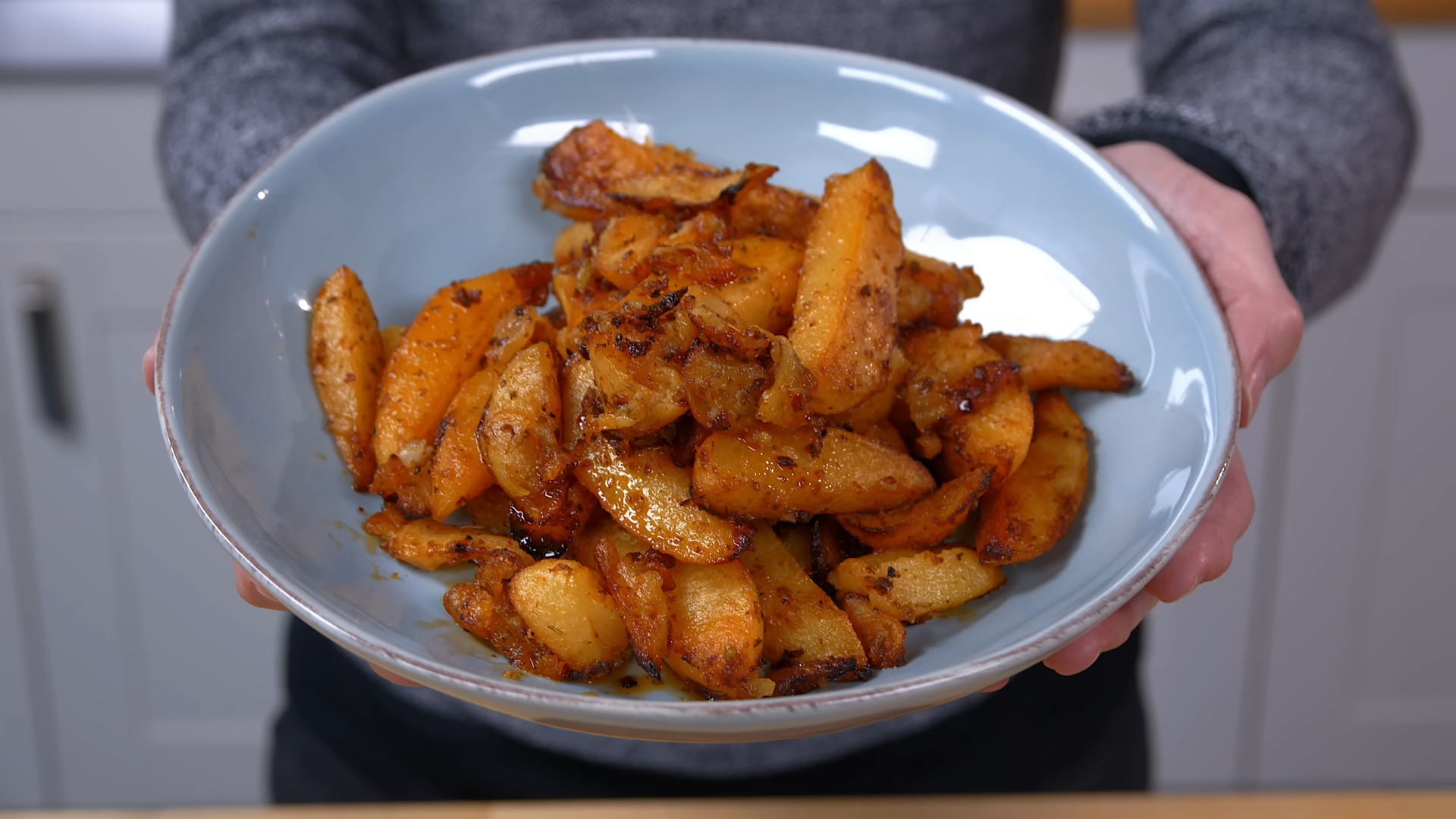 Greek ish Lemon Roasted Potatoes Recipe