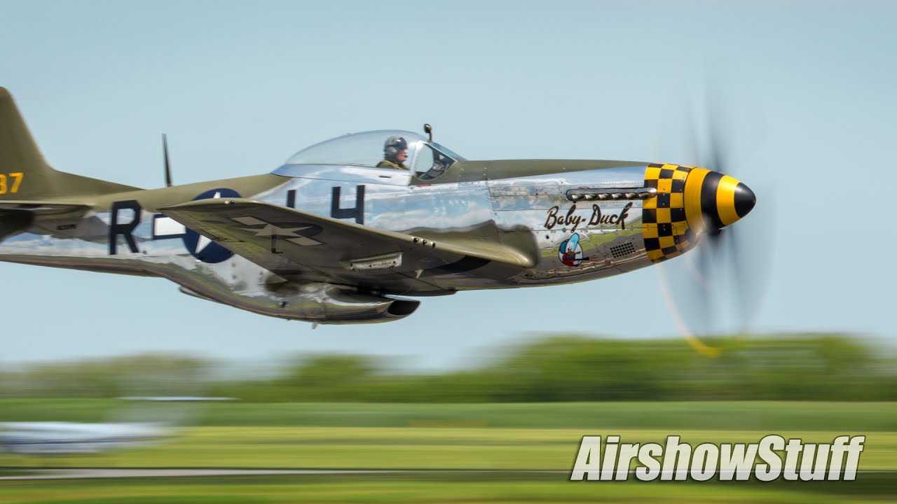 How the P-51 Mustang stole the show with stunning low flybys