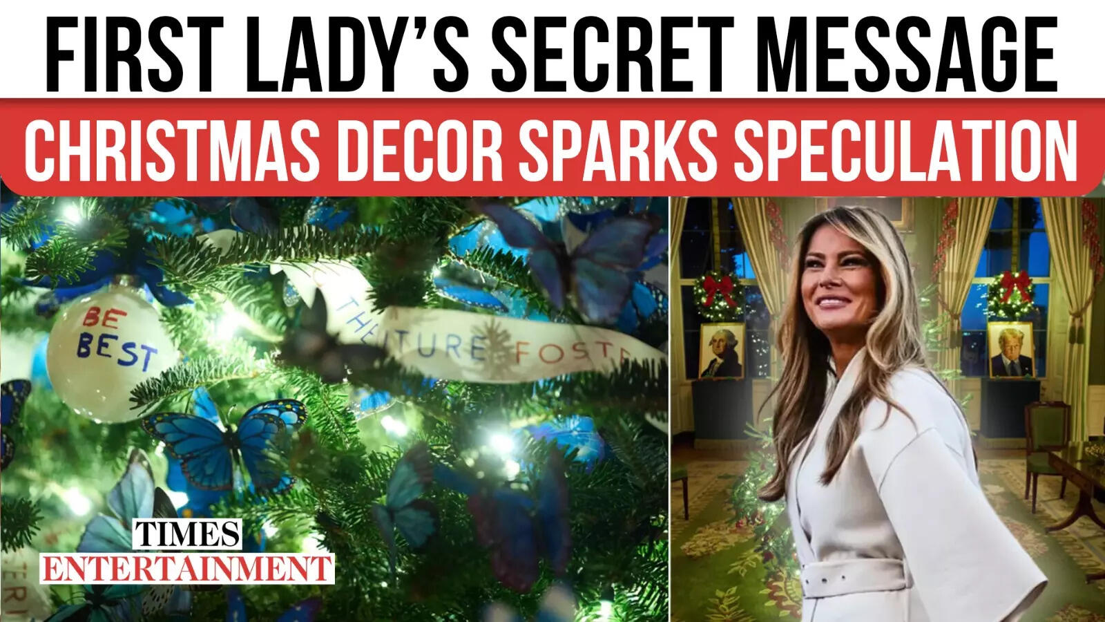 First Lady’s Festive Decor Hints at Secrets, Melania Drops Cryptic ...