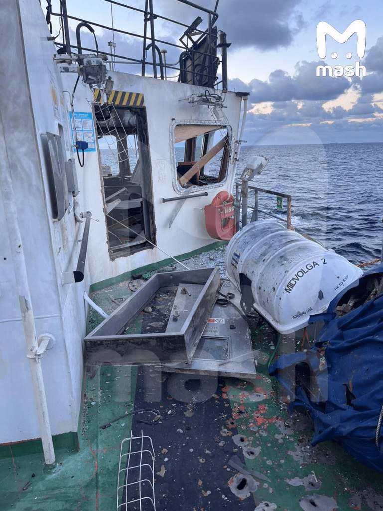 Russian tanker Midvolga 2 reportedly hit by drone 80 miles off Yalta ...