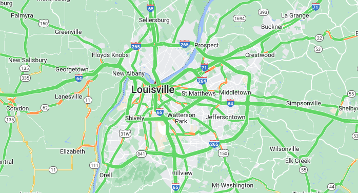 Heads up: Rain snarling traffic across Louisville region - check ...