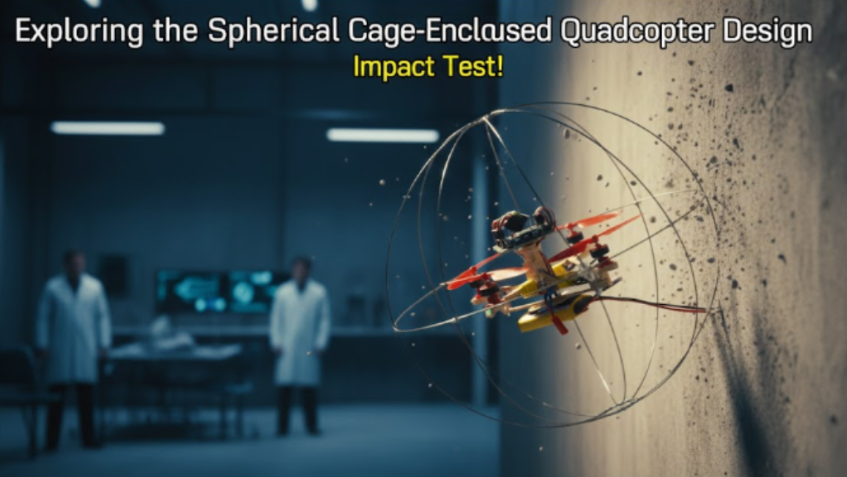 Spherical Cage-Enclosed Drone – Stability and Maneuverability Tested