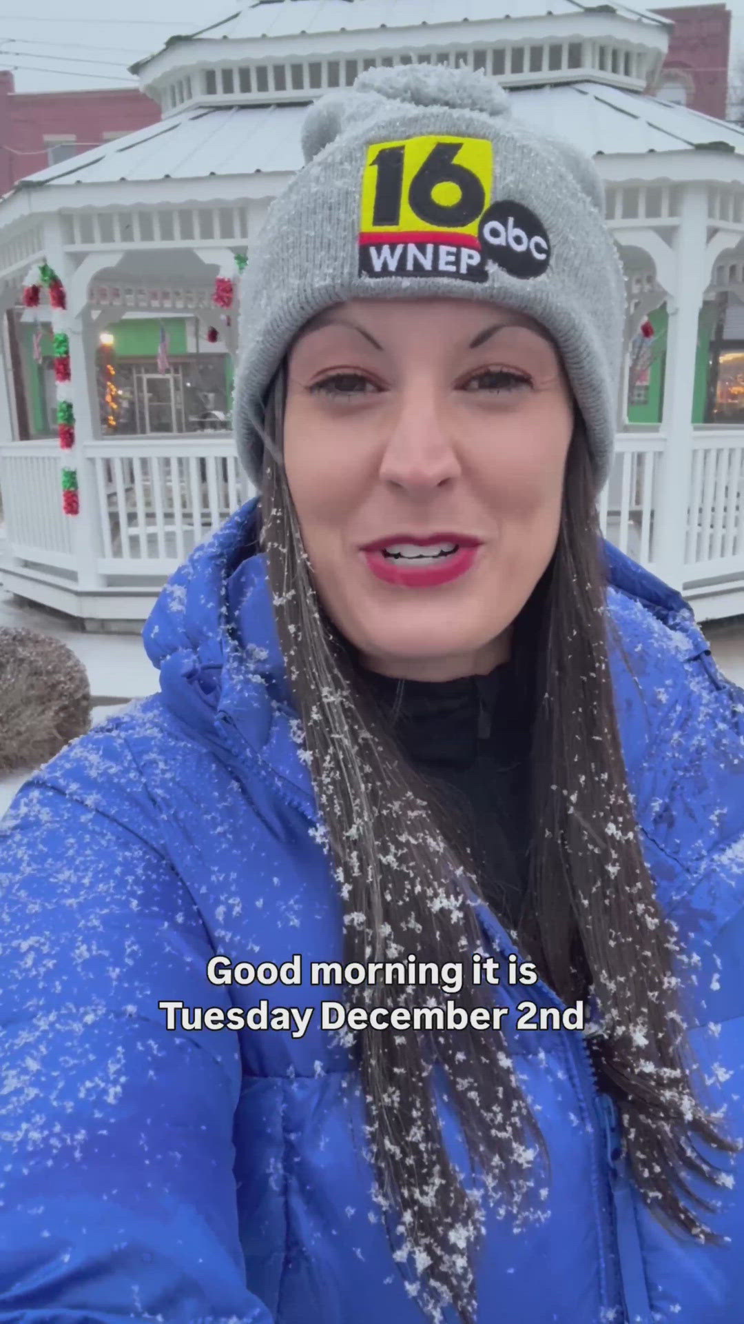 The first winter storm of the season is here