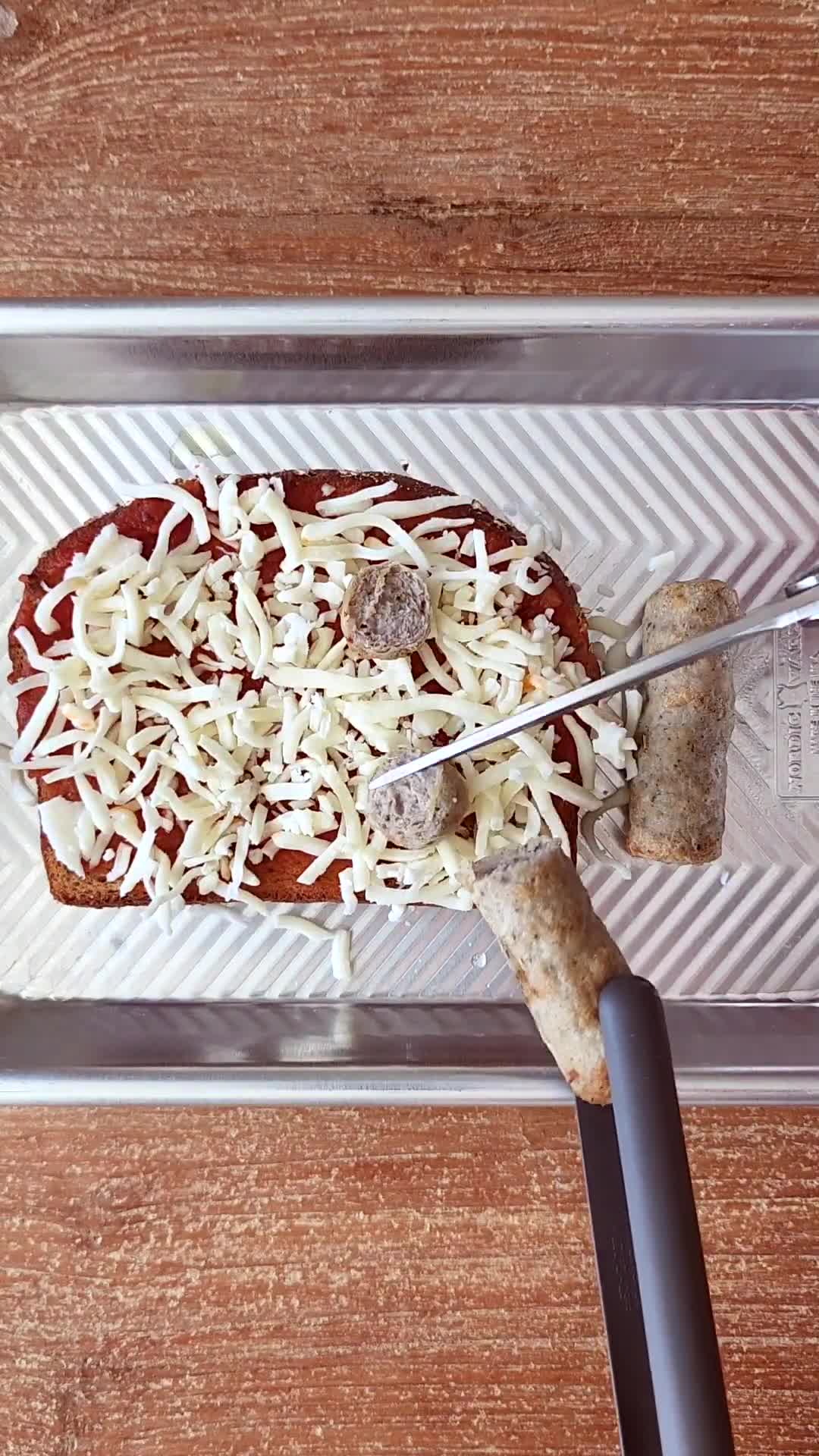 🍕Sausage Pizza Toast | Easy Air Fryer Breakfast