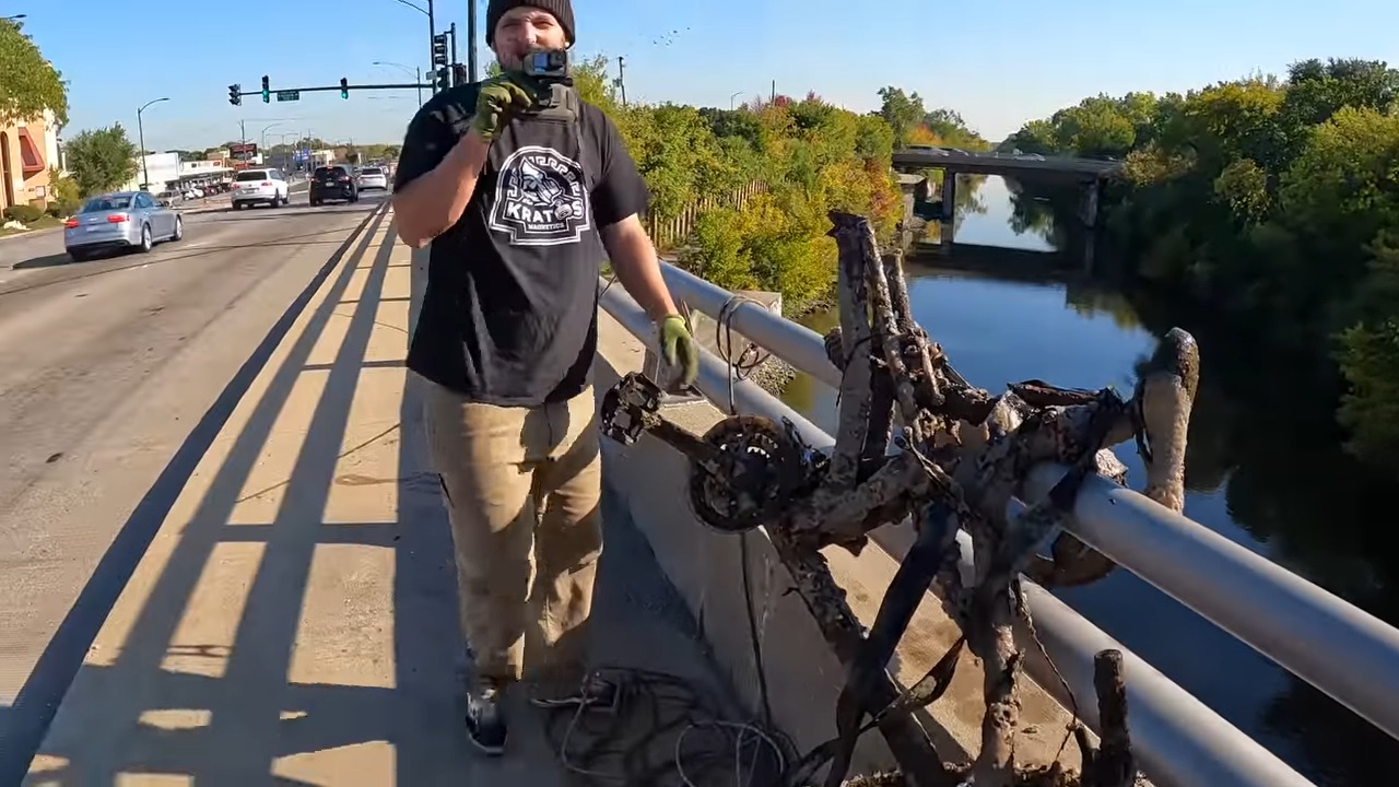 A Normal Throw… Then the Magnet Hooked Onto Something Forbidden