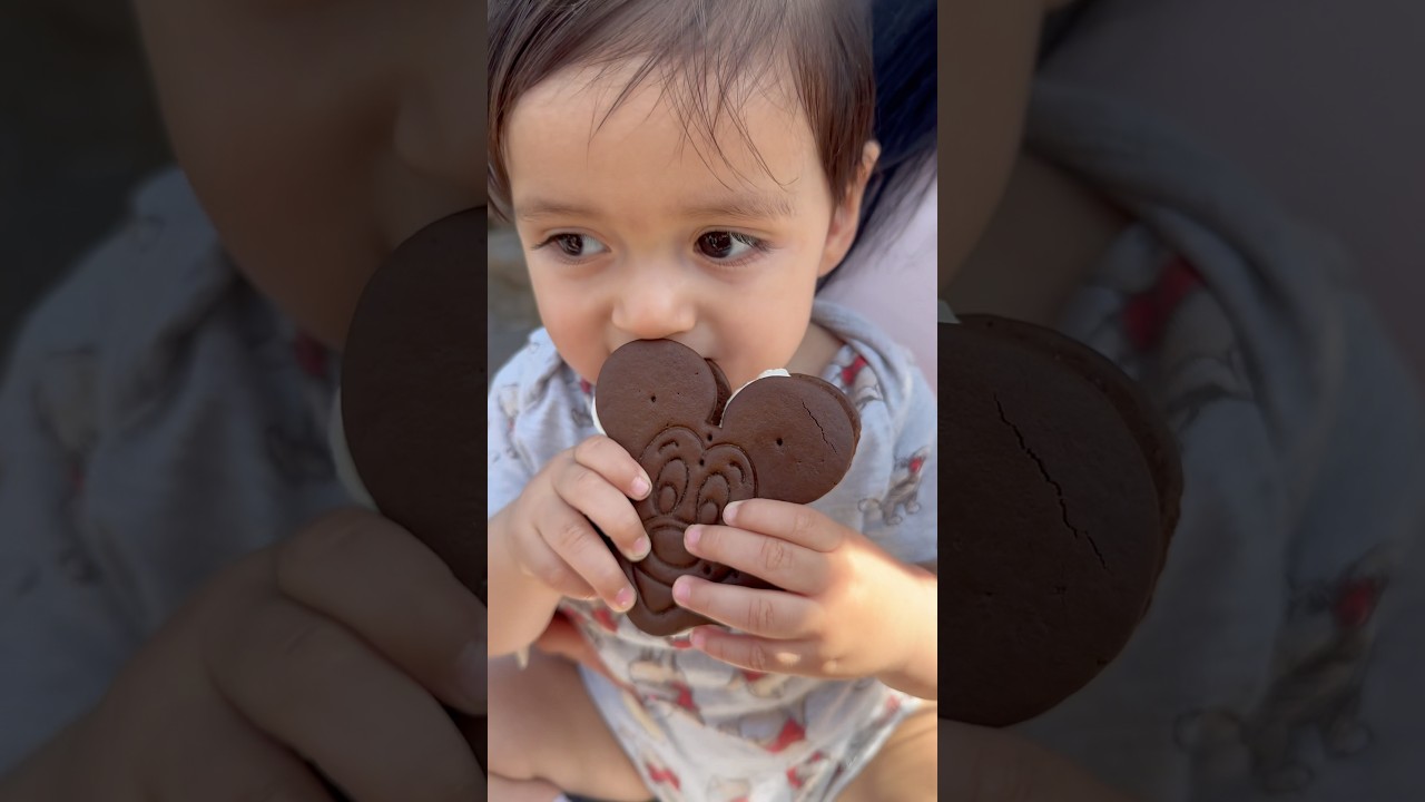 Come with me for baby’s first ice cream at Disneyland