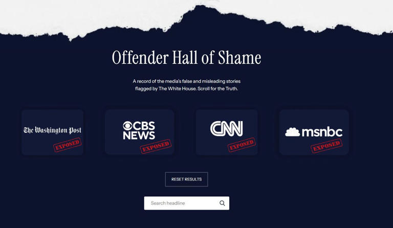 White House unveils 'naughty list' for journalists