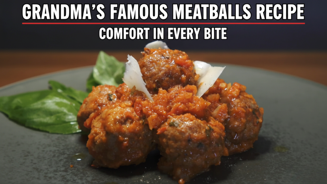 Grandma’s Famous Meatballs Recipe: Comfort in Every Bite