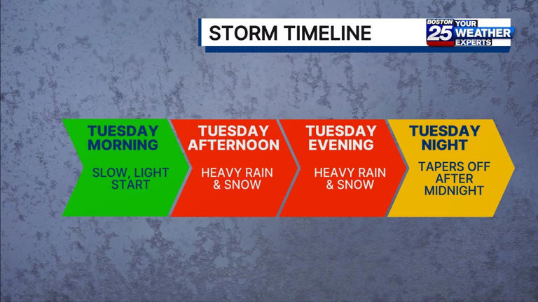 First winter storm of season: See which Mass. towns will see snow and ...