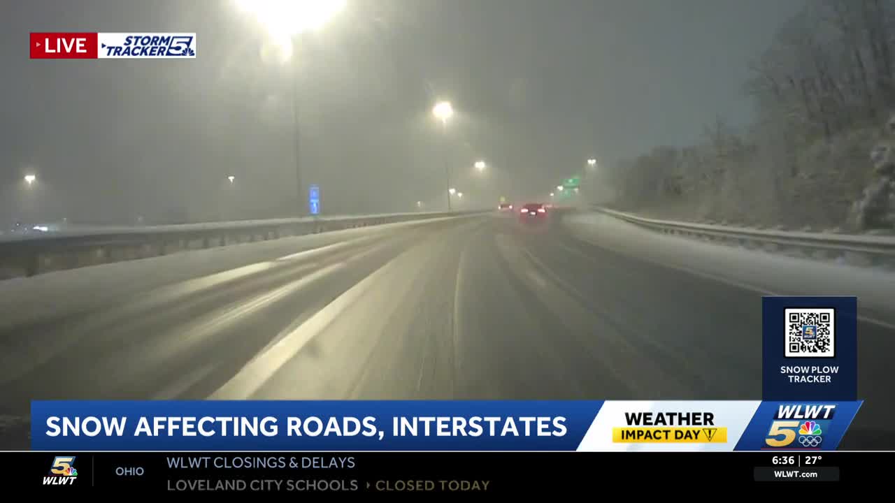 Ohio transportation officials provide update on clearing overnight snow