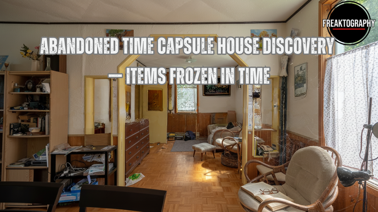 Abandoned Time Capsule House Discovery — Items Frozen in Time