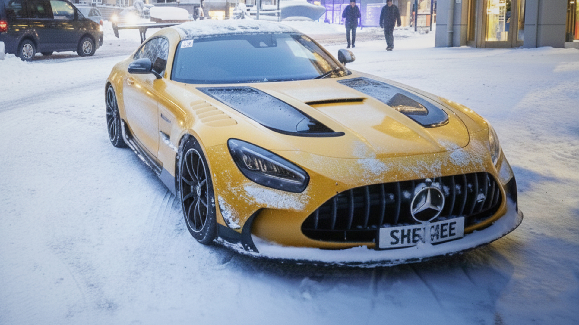 Who Drives a Koenigsegg Jesko Absolut in the Snow?