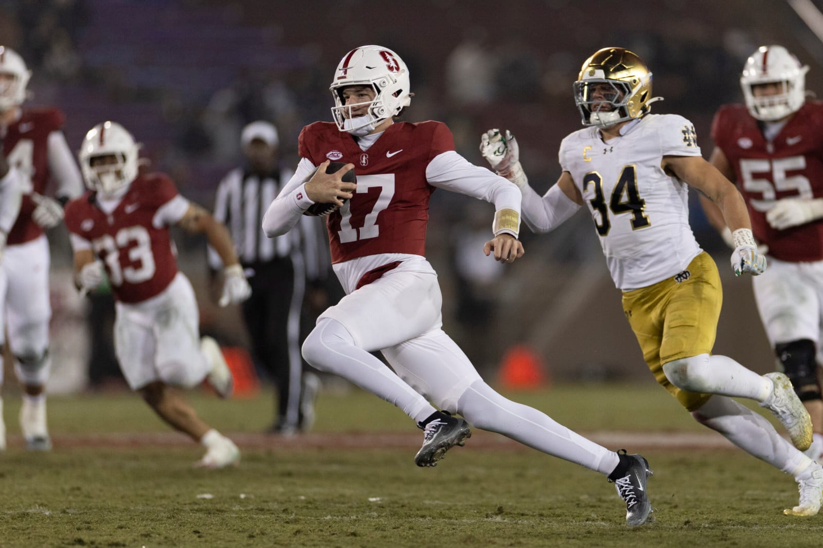 Recap: Frank Reich era at Stanford ends with loss to No. 9 Notre Dame ...