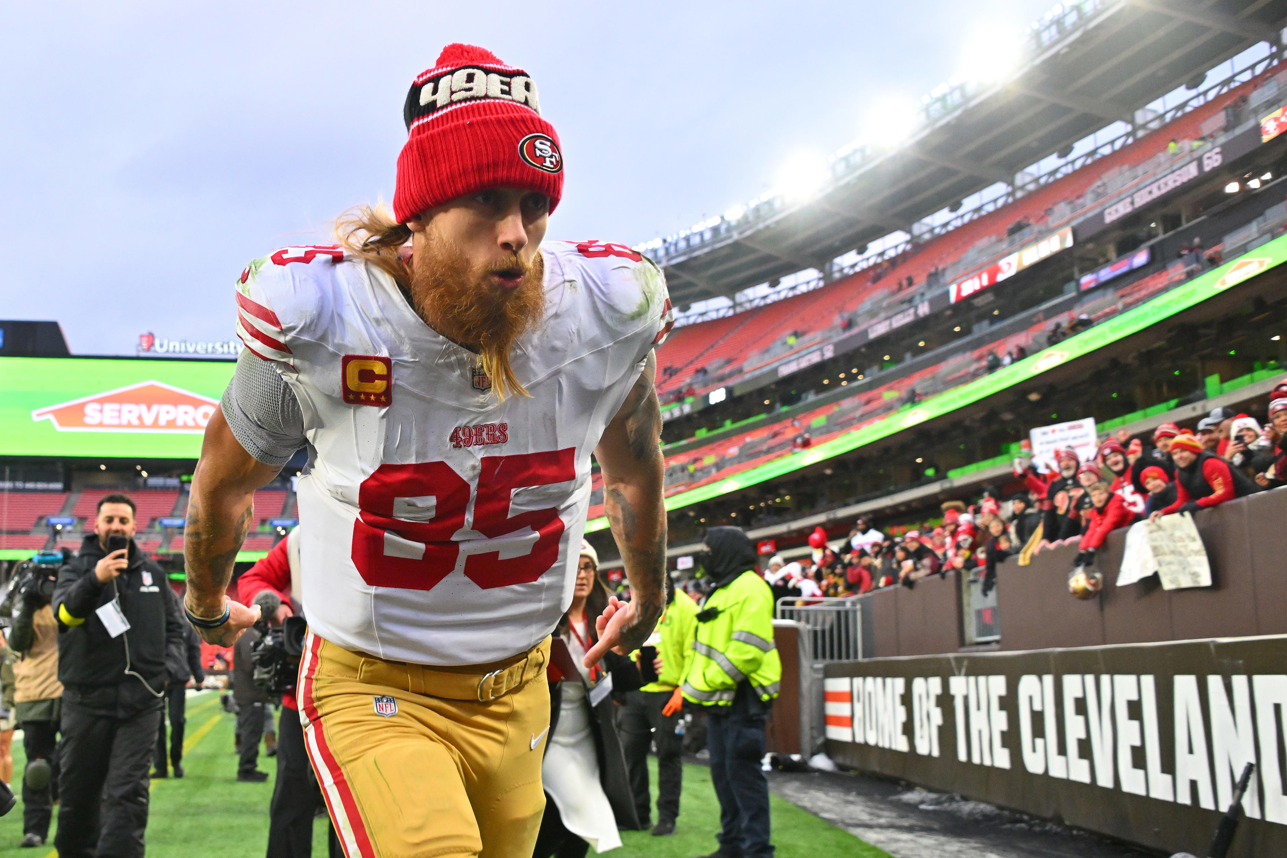 Kyle Shanahan provides post-game updates on George Kittle, 2 others