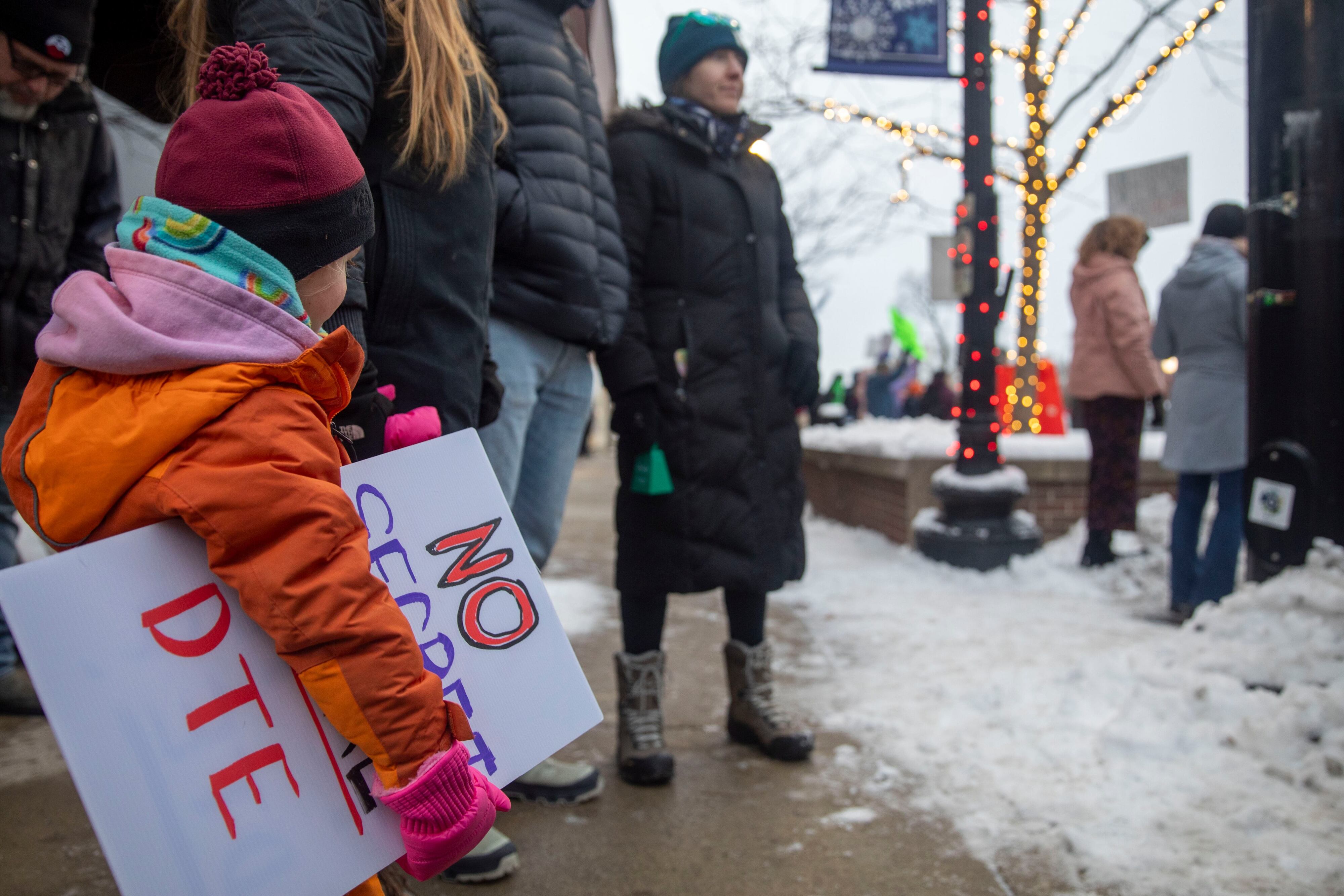 Watch: Locals protest DTE’s push to fast-track OpenAI, Oracle data center