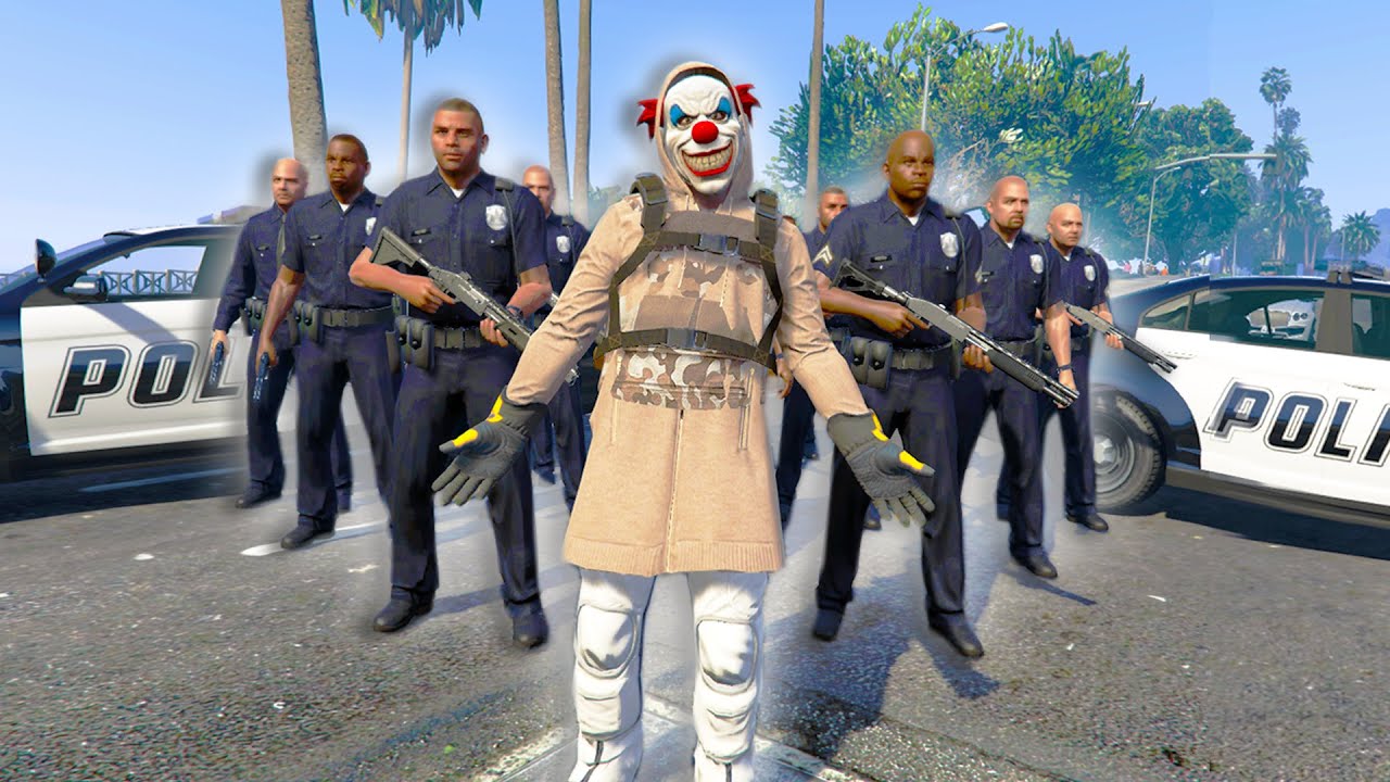 Waging war against a modder and his army of cops! Not fair! | GTA 5 ...
