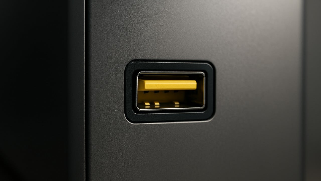 Puerto USB amarillo: la función oculta que mantiene la energía activa ...