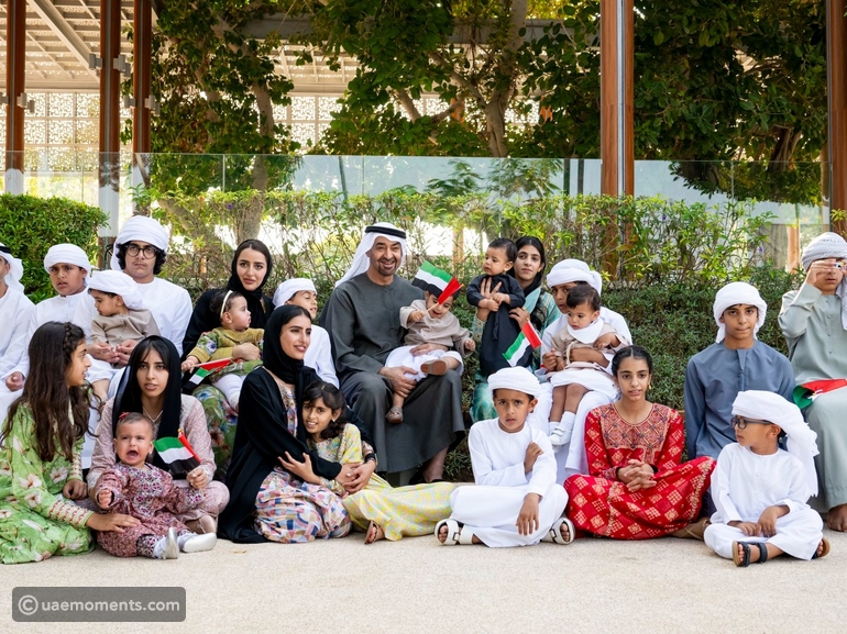 UAE President Shares Family Portrait for Eid Al Etihad