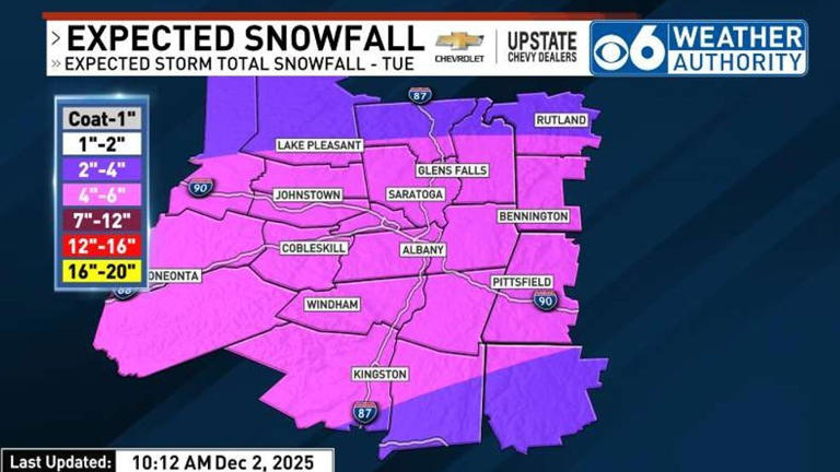 Winter storm hits the Capital Region