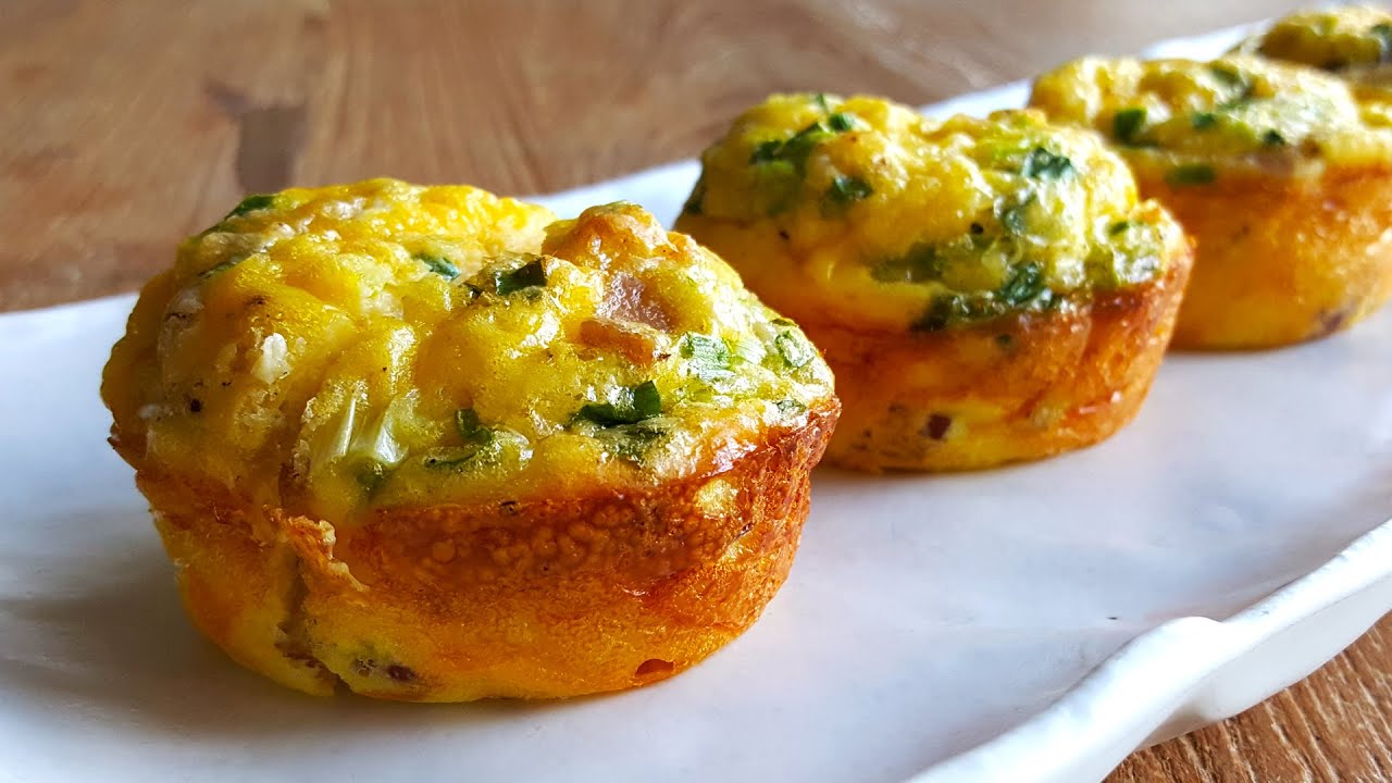 Fluffy egg cups | Best breakfast egg muffins recipe