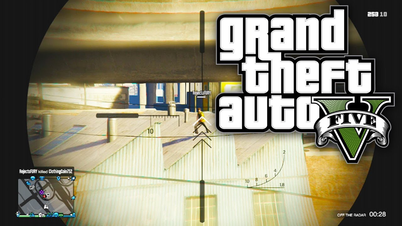 GTA 5 bounty hunters #3 - Take the shot! (GTA V online)