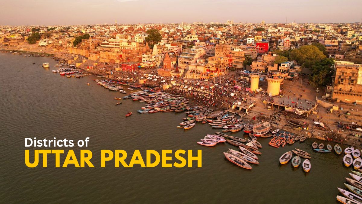 How Many Districts Are In Uttar Pradesh? Check Map, Area, Population ...