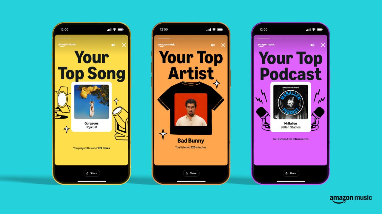 Amazon Music and Apple Music have both launched annual music wrap-ups ...