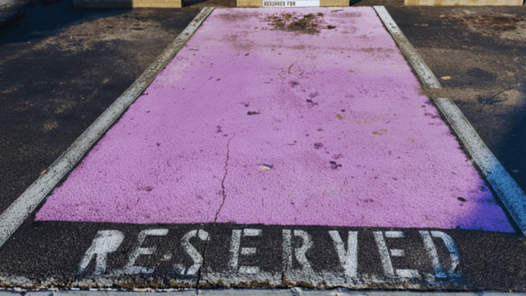 What Purple Parking Spots Actually Mean