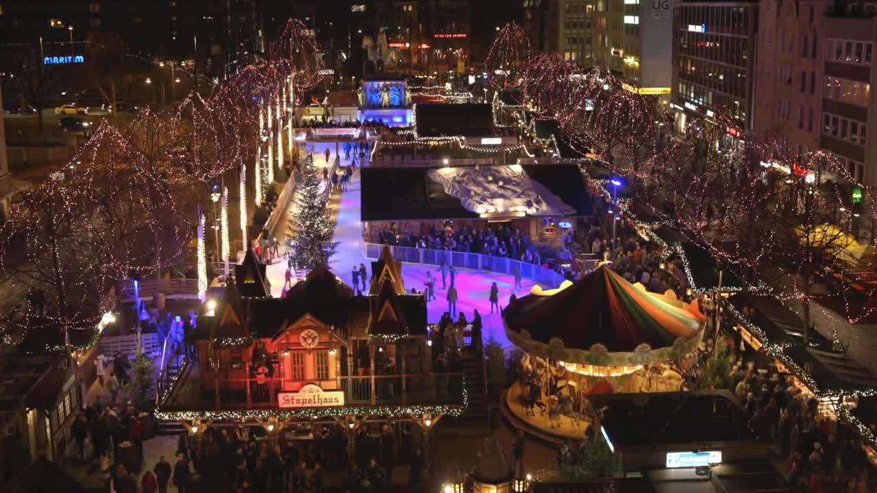 Season of Light: Germany’s Christmas Markets From Above...