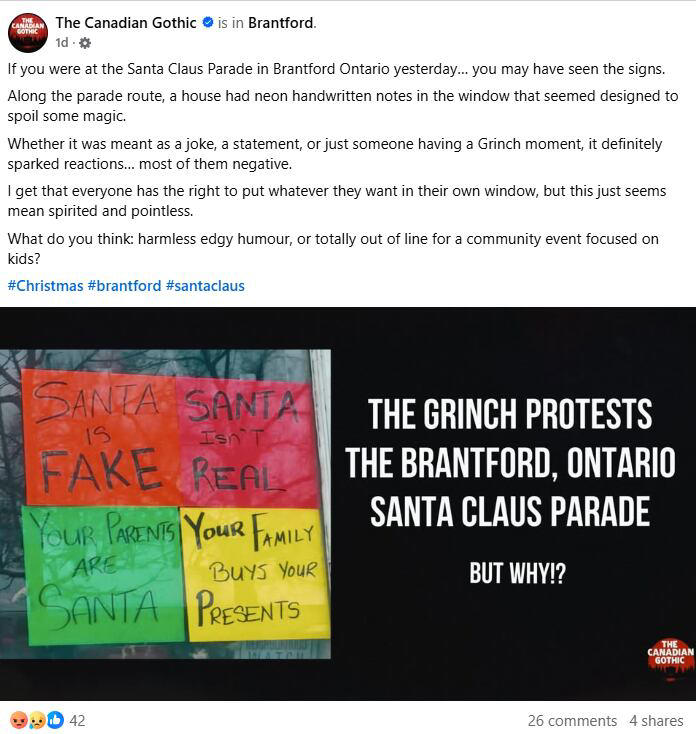 Is it illegal to spoil Christmas? Police in Ontario get complaints ...