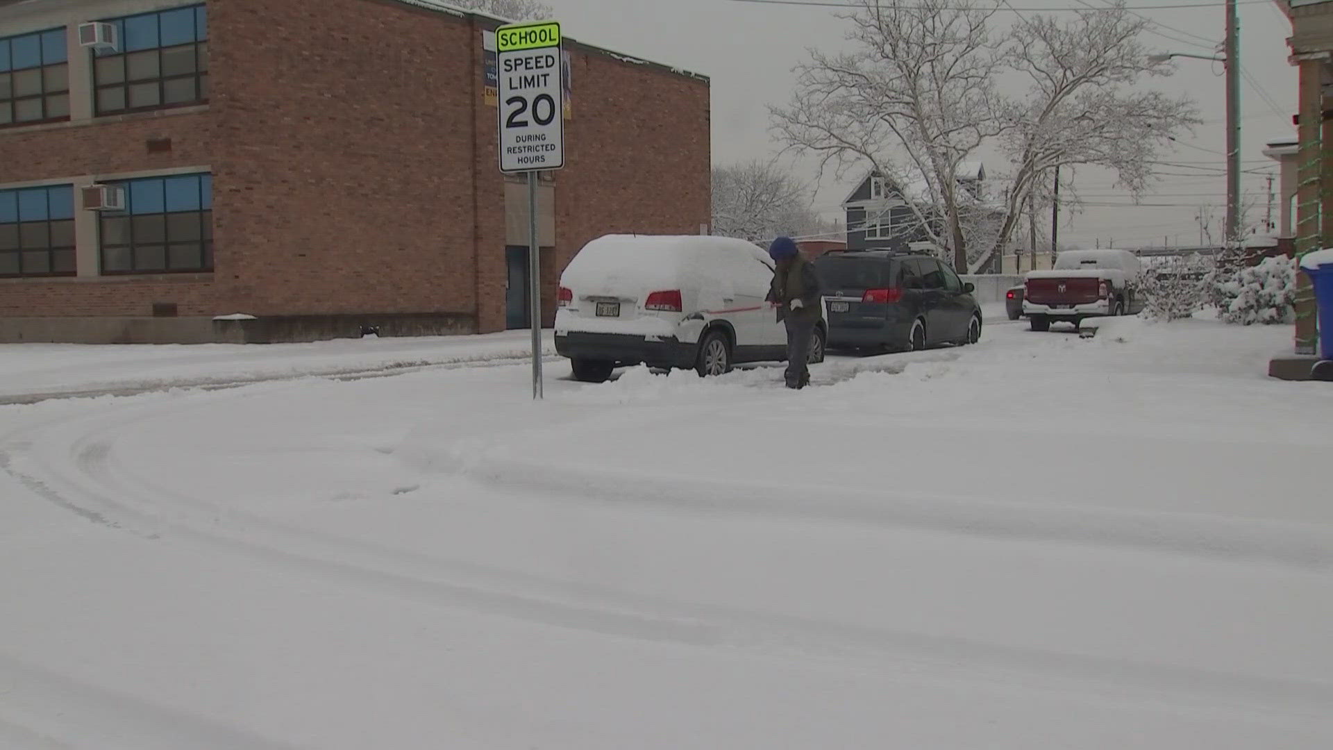 A look at central Ohio roads after Tuesday's snowfall