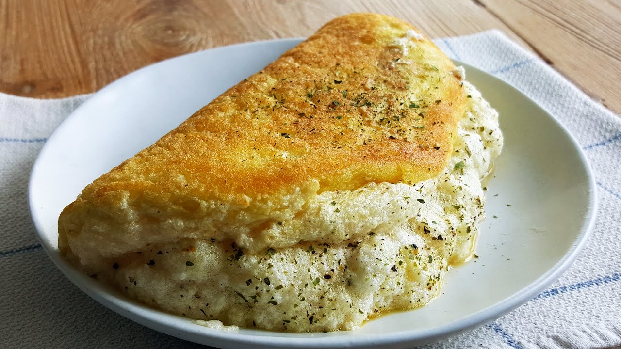 Fluffy souffle omelette (no sugar recipe)