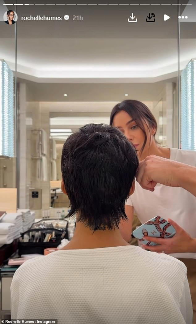 Rochelle Humes reveals the A-list inspiration behind her dramatic pixie ...