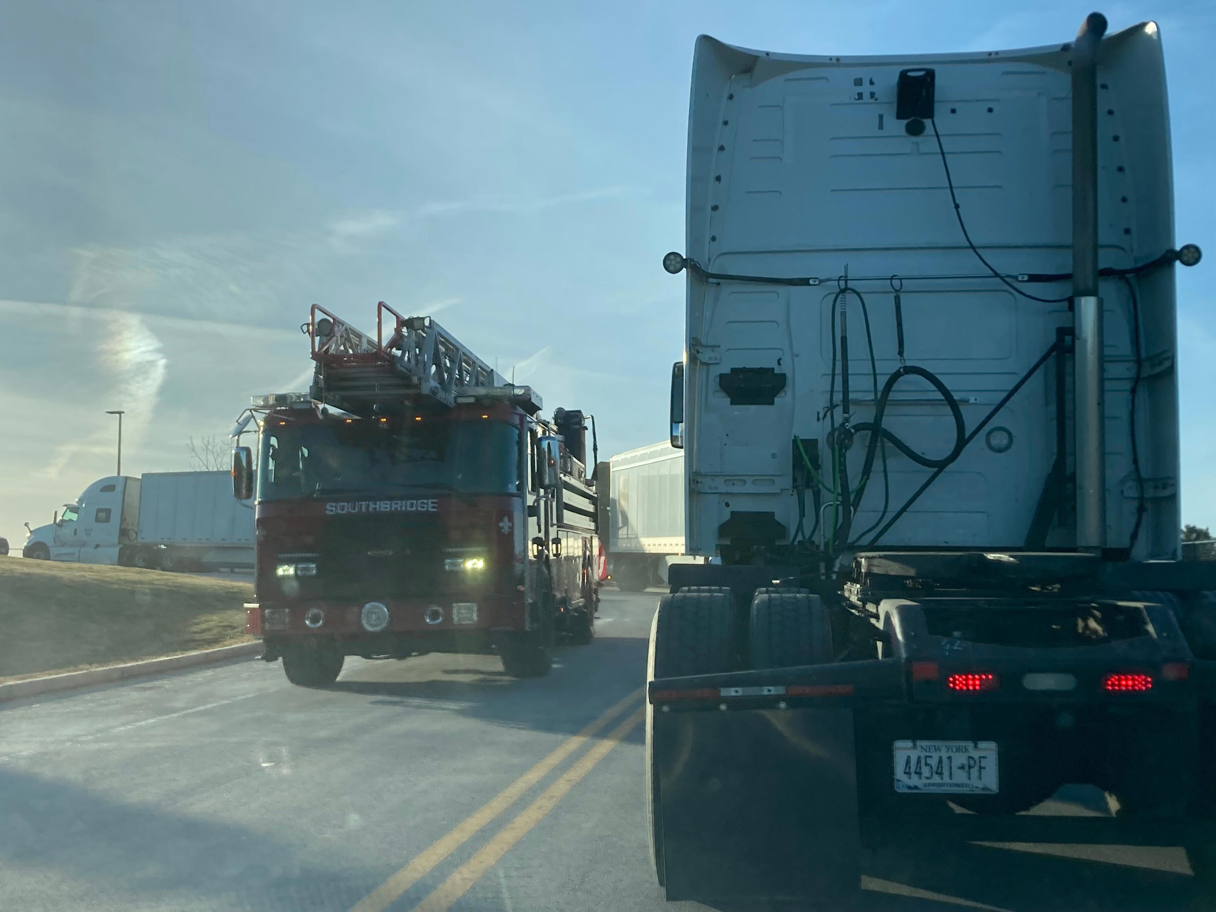 Amazon distribution center in Charlton evacuated due to fire